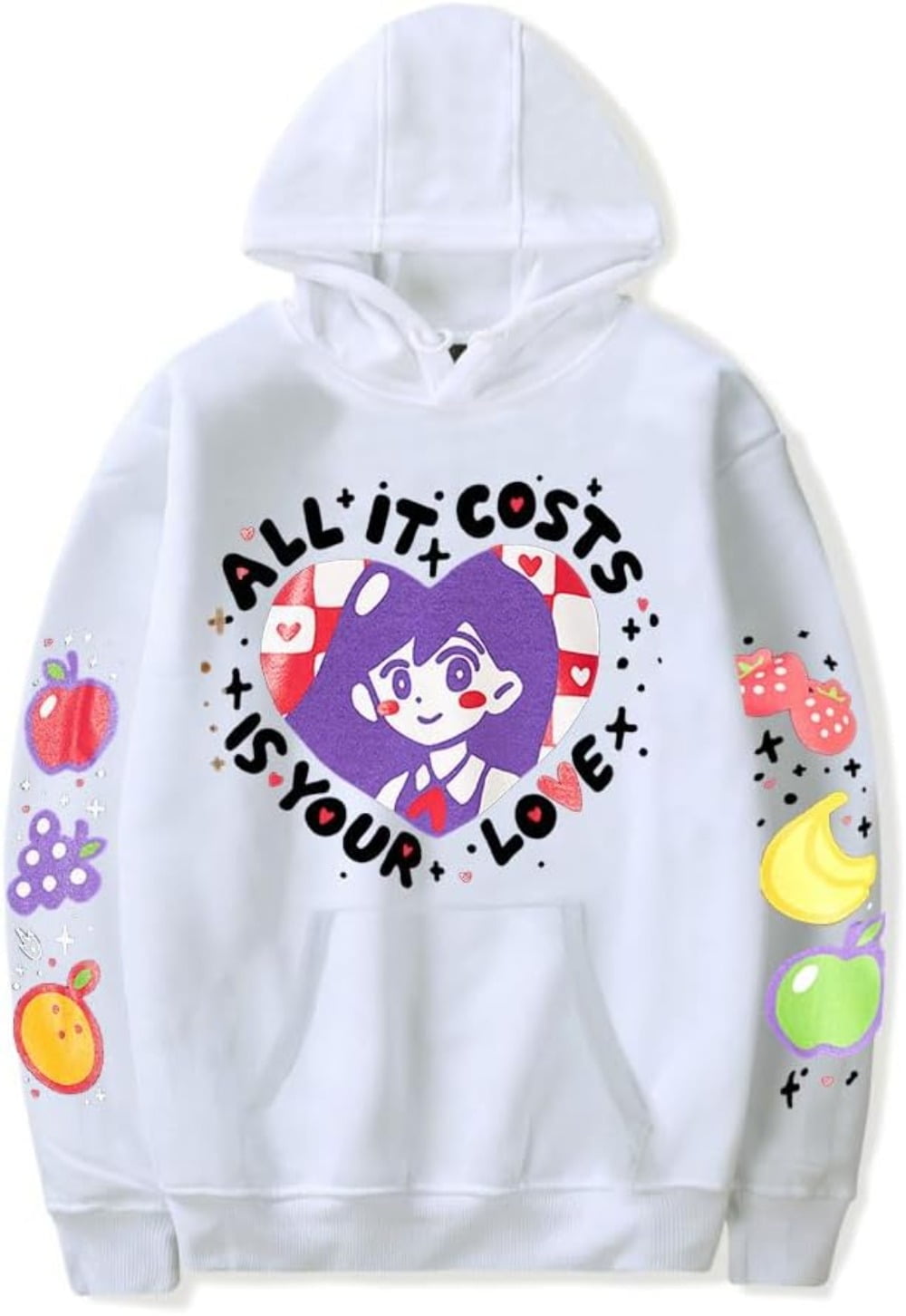 Omori Hoodie Merch ALL IT Costs Is YOUR love Long Sleeve for Women and ...
