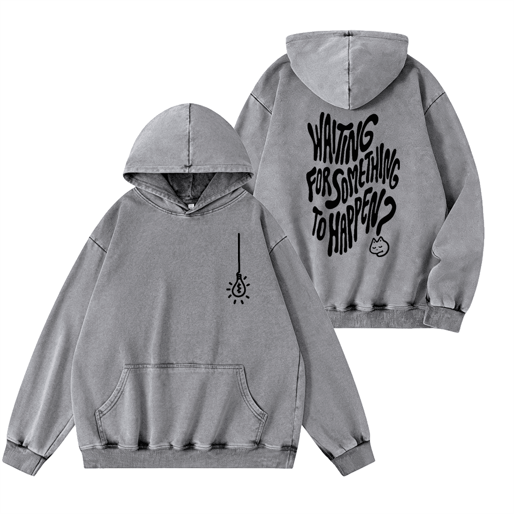 Omori Newo Logo Merch Cotton Vintage Wash Hoodie Long-Sleeved Top ...