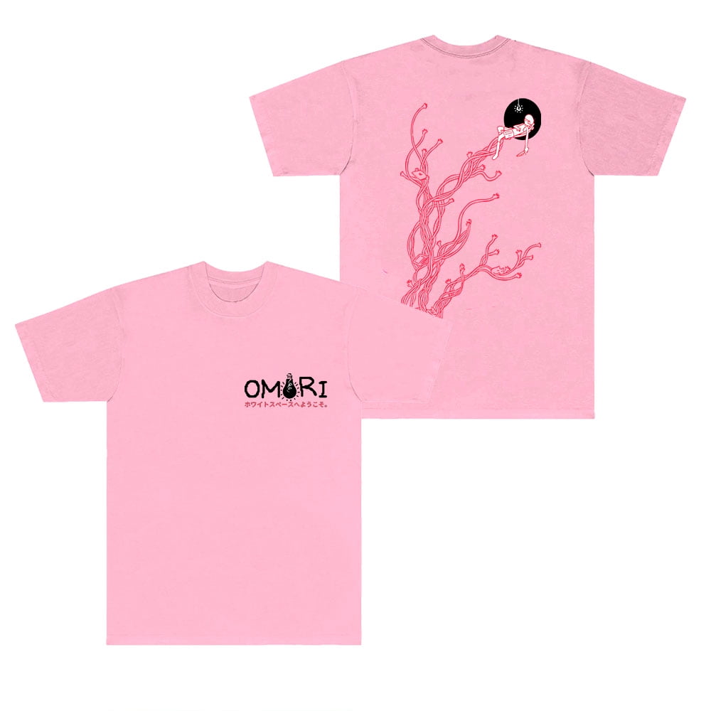 Omori Red Hands T-shirts New Logo Merch Tee Cosplay Women Men Fashion ...