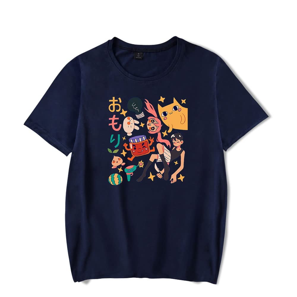 Omori Sunny Basil Kel Aubrey Merch T-Shirt Merch Men Short Sleeve Women ...