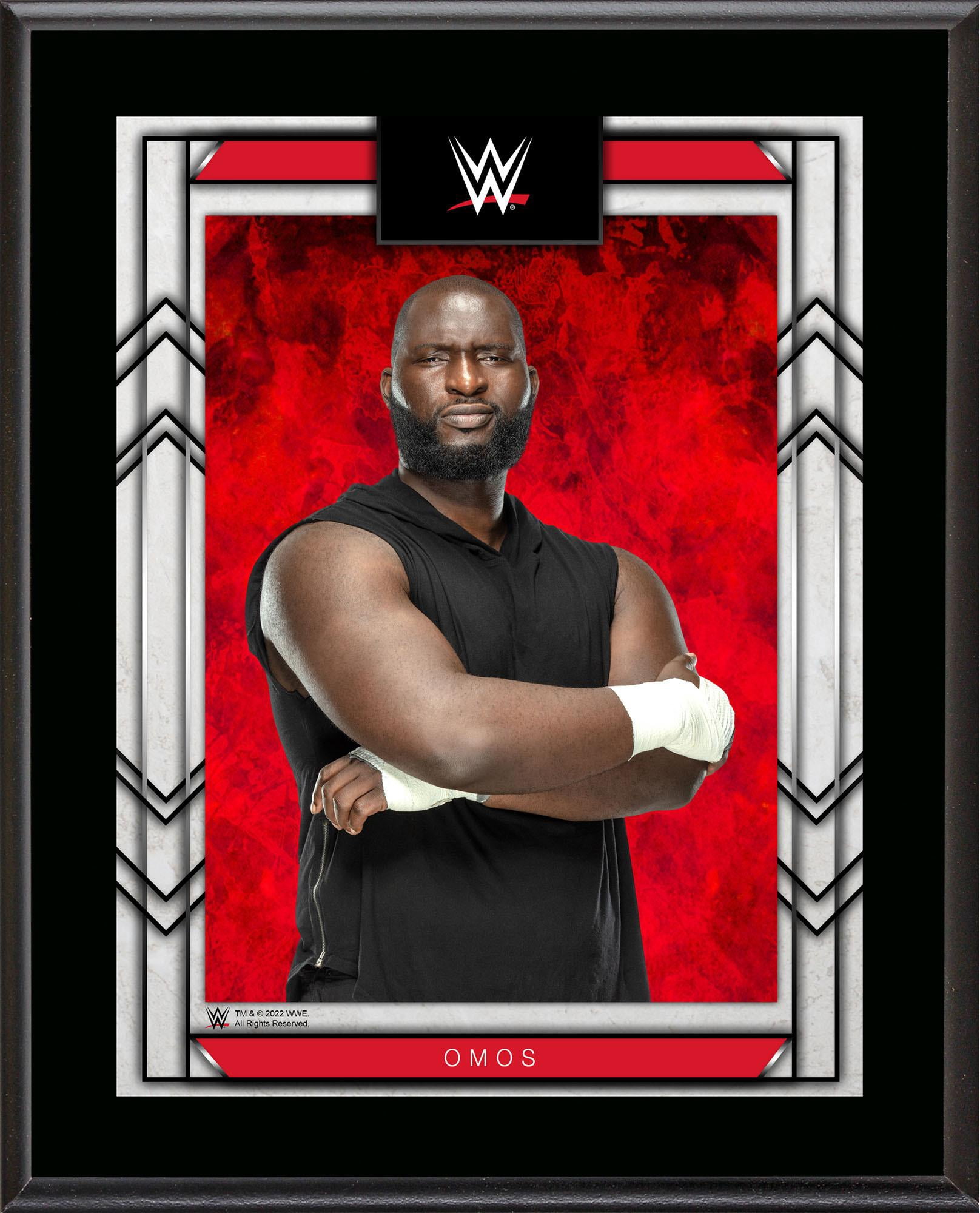 Omos WWE 10.5" x 13" Sublimated Plaque - Walmart.com