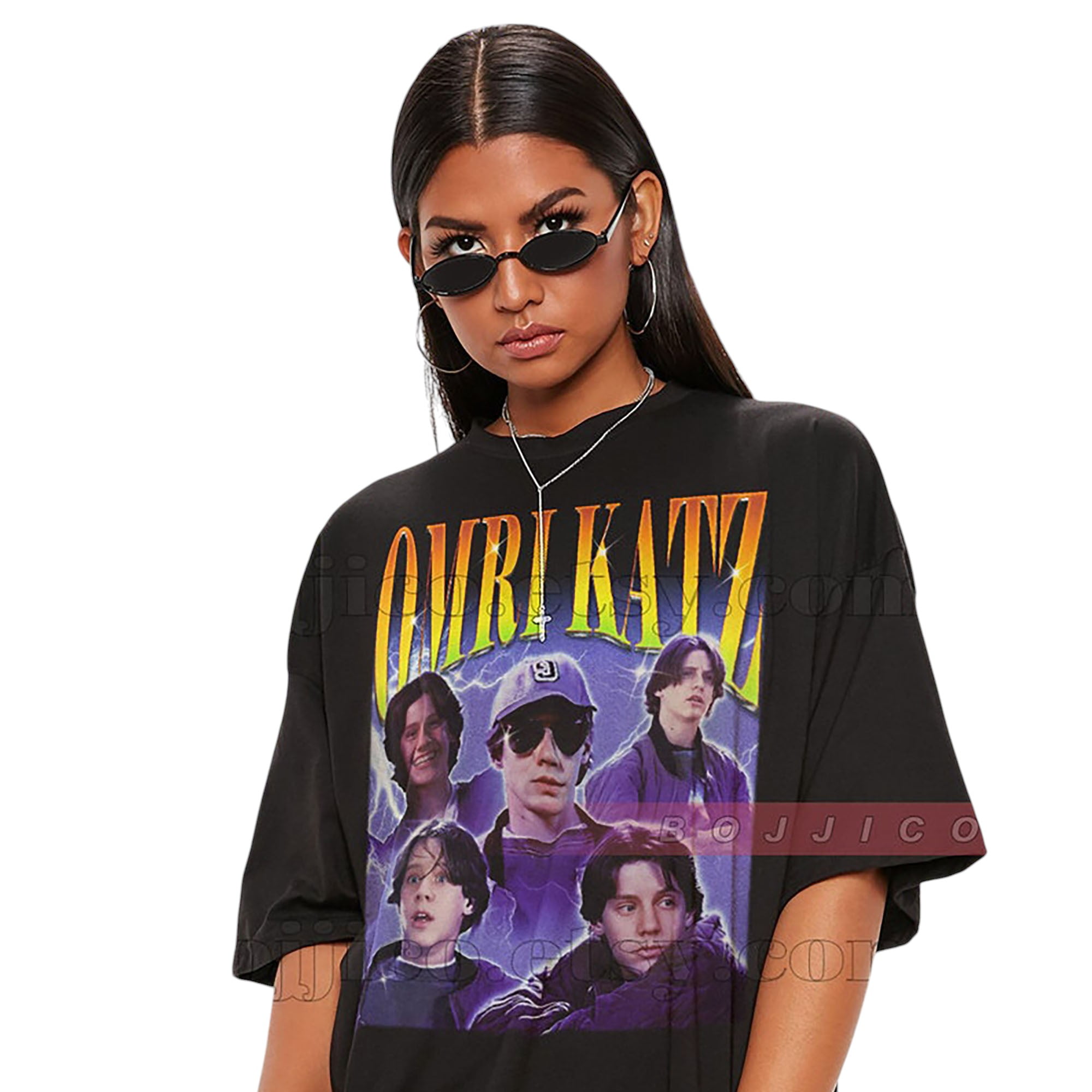 Omri Katz Actor Retro Unisex Classic 2D T-Shirt - Vintage Omri Haim ...