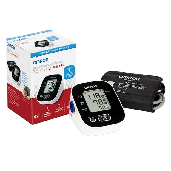Omron 3 Series Digital Upper Arm Blood Pressure Monitor with D-Ring ...