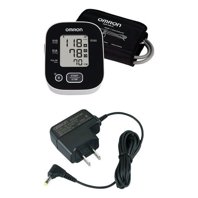 Omron 3 Series Upper Arm Blood Pressure Monitor BP7150 & Adapter ...