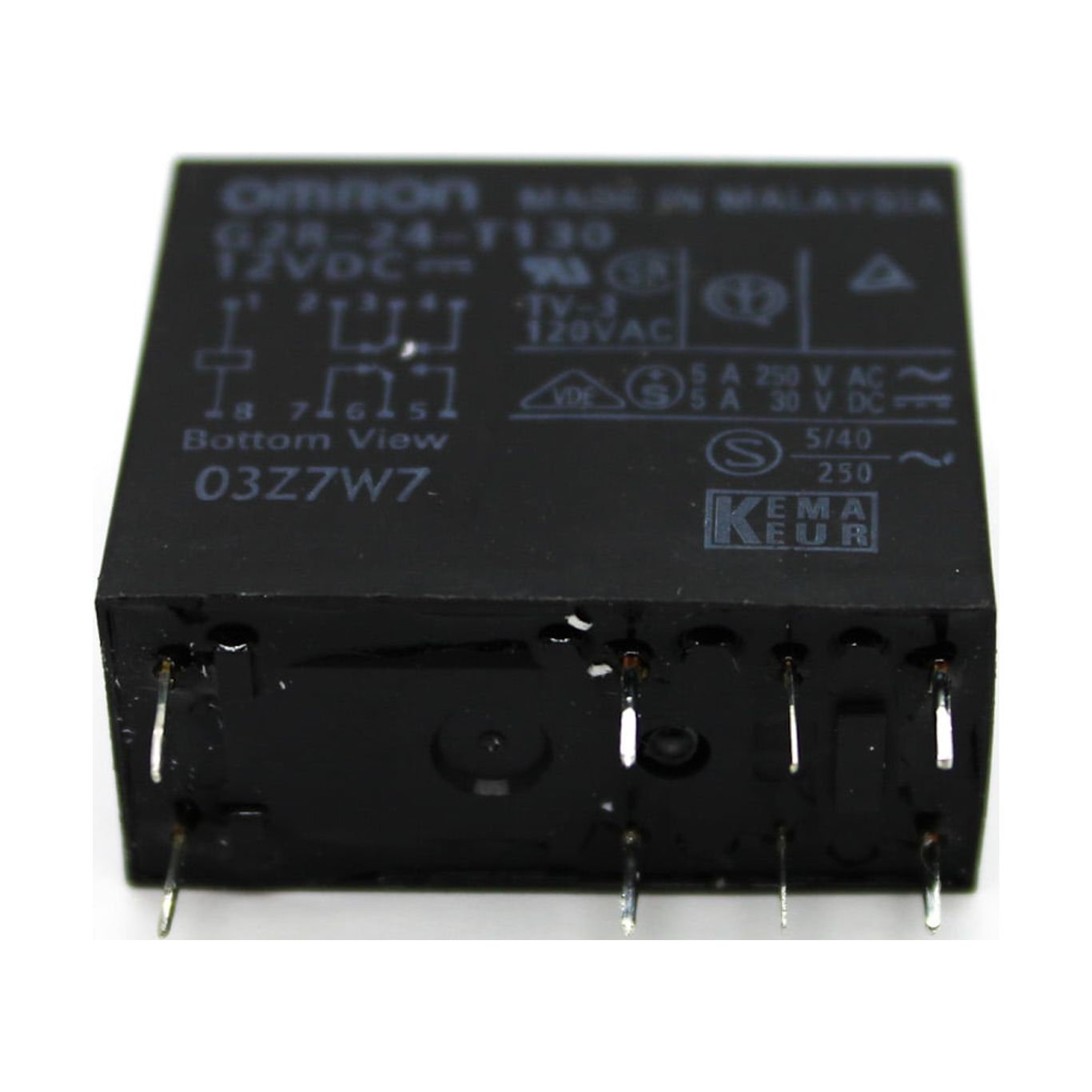 Omron 5A 12VDC DPDT Power PCB Relay G2R-24-T130 DC12 - Walmart.com