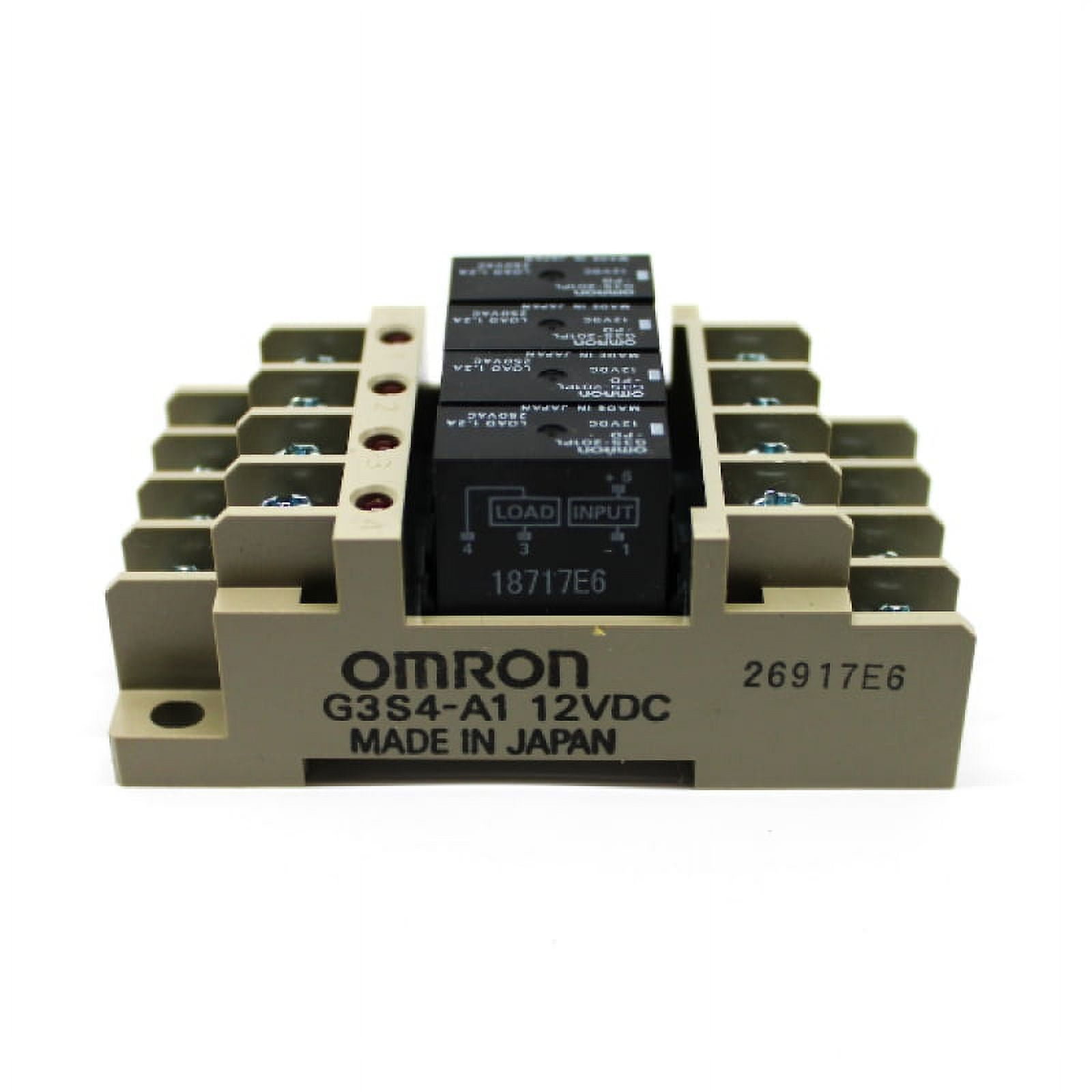Omron 600mA 75-264VAC Compact Terminal Solid State Relay G3S4-A1 DC12 ...