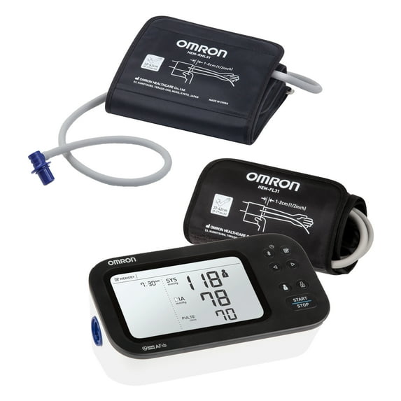 Omron 7 Series Upper Arm Blood Pressure Monitor and 9-In. to 17-In ...