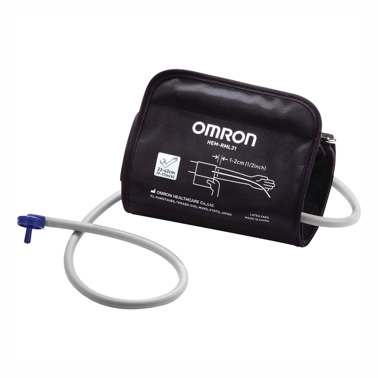 Omron Advanced-Accuracy Series Wide-Range D-Ring Cuff - Walmart.com