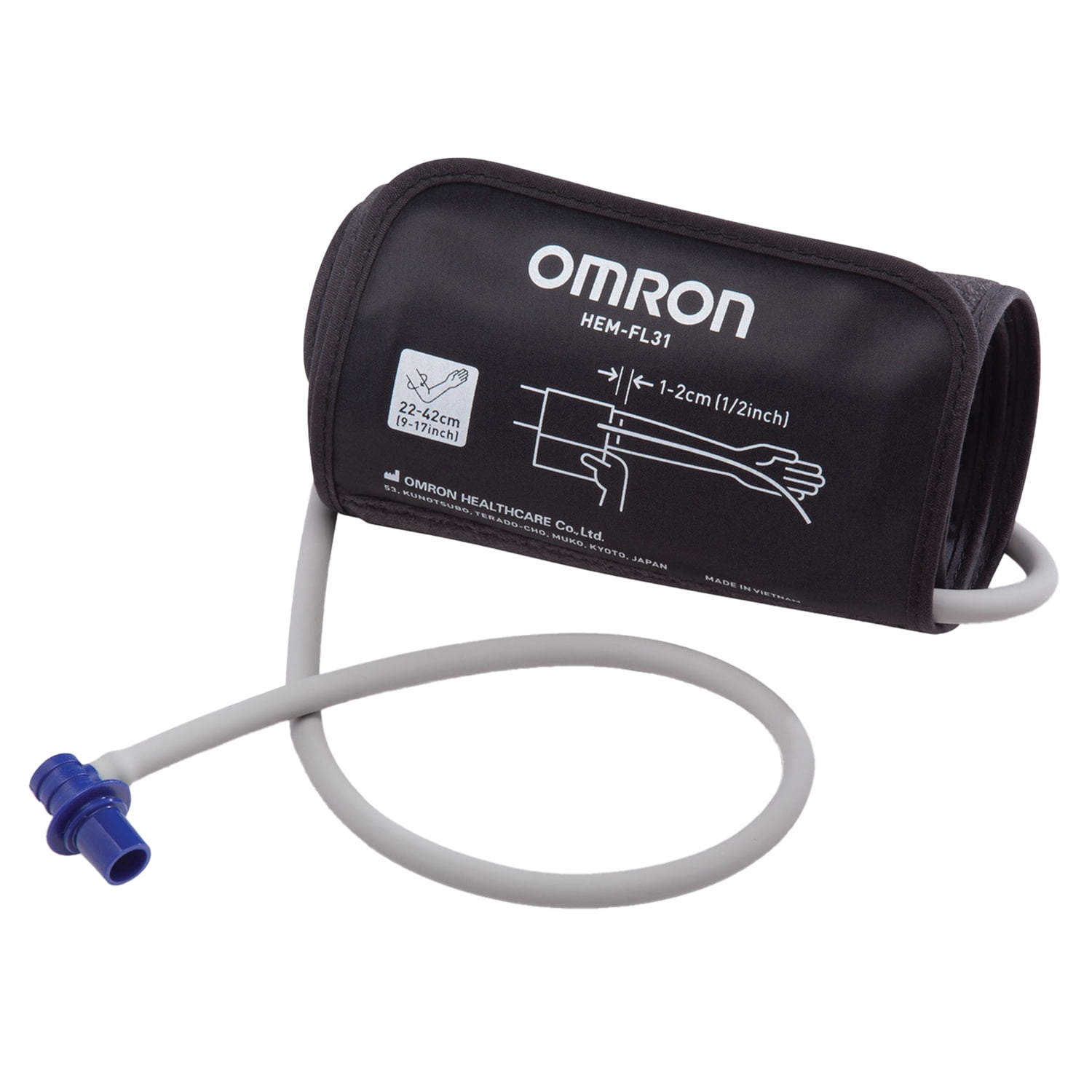 Omron Hem-fl31-b 9-inch To 17-inch Easy-wrap Comfit Cuff - Walmart.com