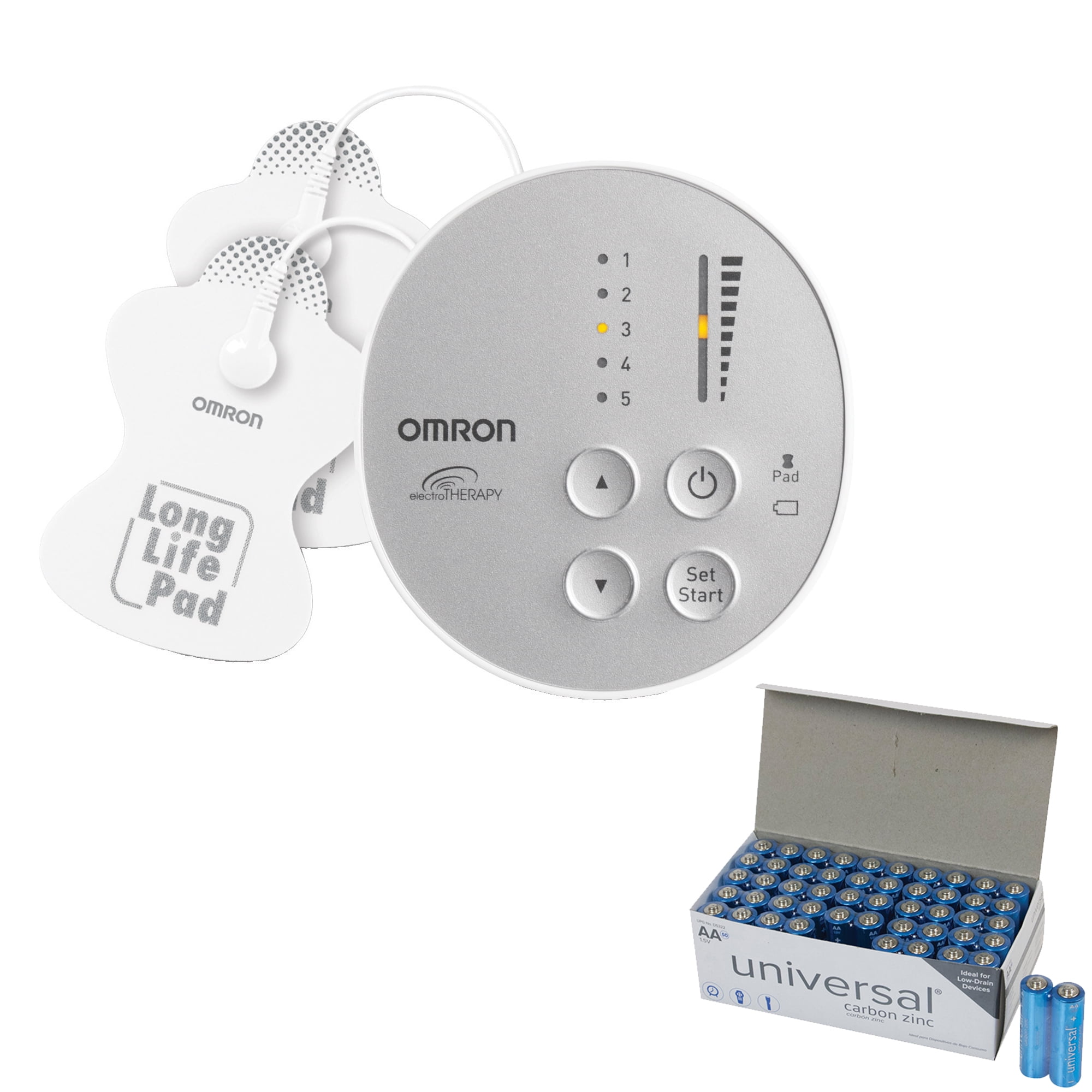 Omron PM3029 Pocket Pain Pro Tens Unit & UPG AA 50 Pack - Walmart.com