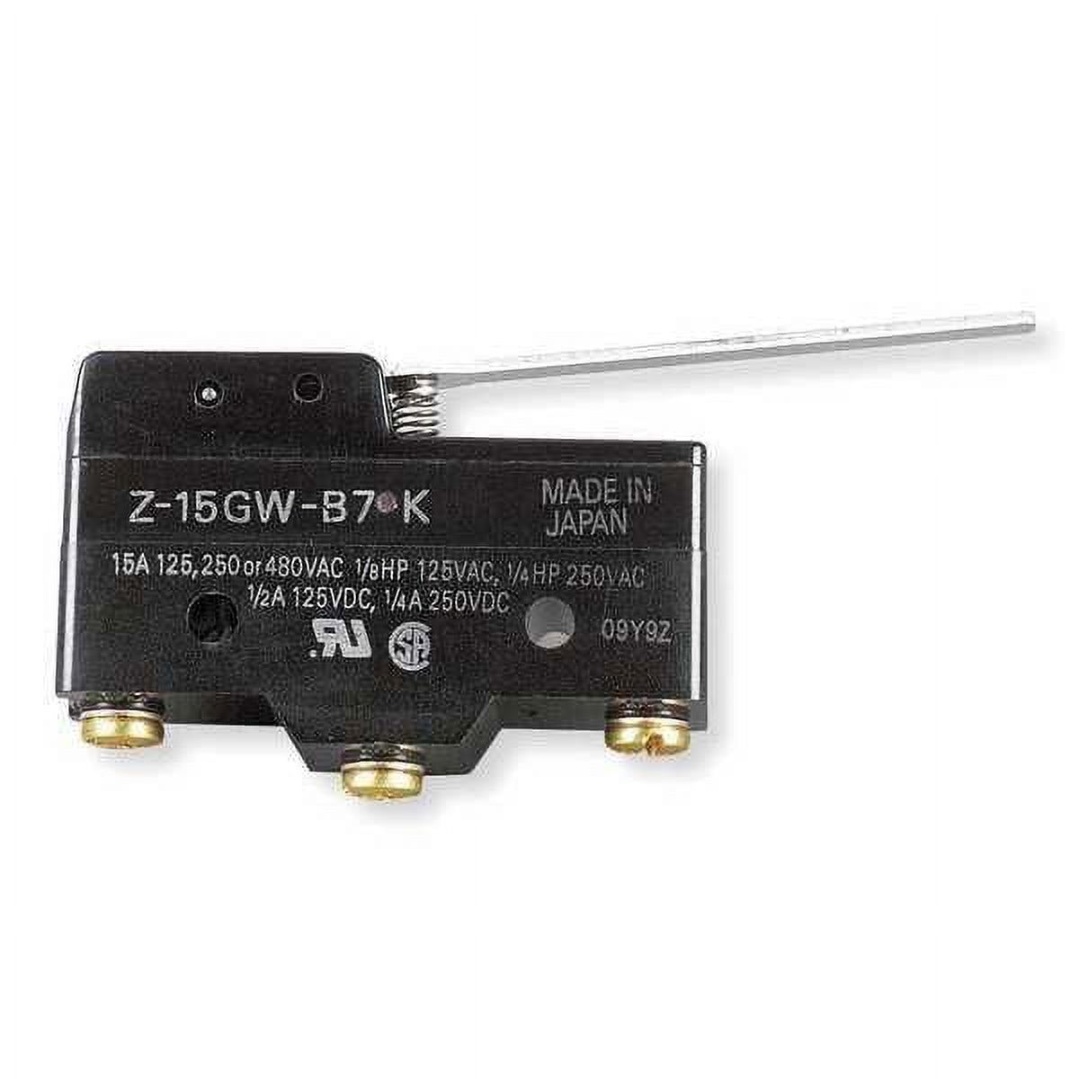 Omron Snap Action Switch, Hinge Lever, 1NO/1NC Z-15GW4-B7-K - Walmart.com