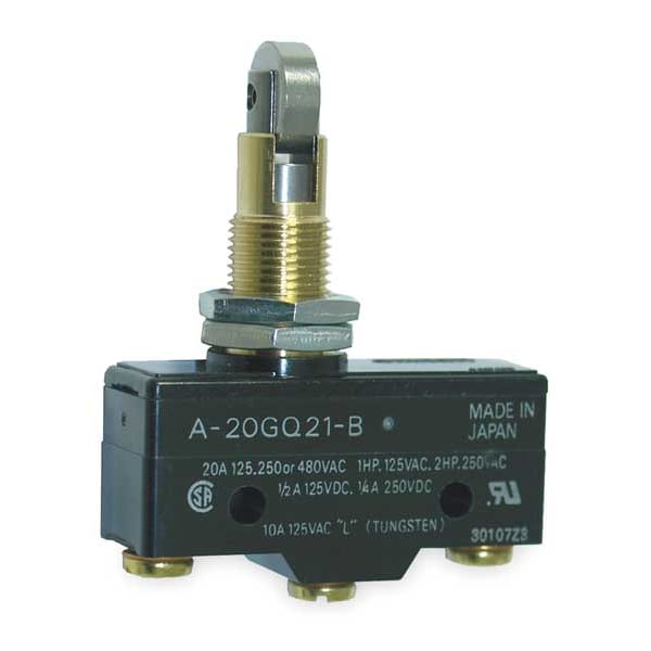 Omron Snap Action Switch, Plunger, 1NO/1NC A-20GQ21-B - Walmart.com