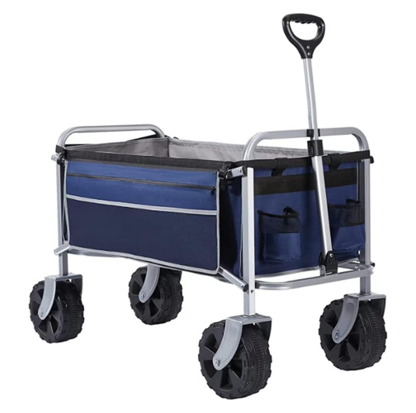 Omsix All Wheels Collapsible Wagon, 225pound Capacity Heavy Duty ...