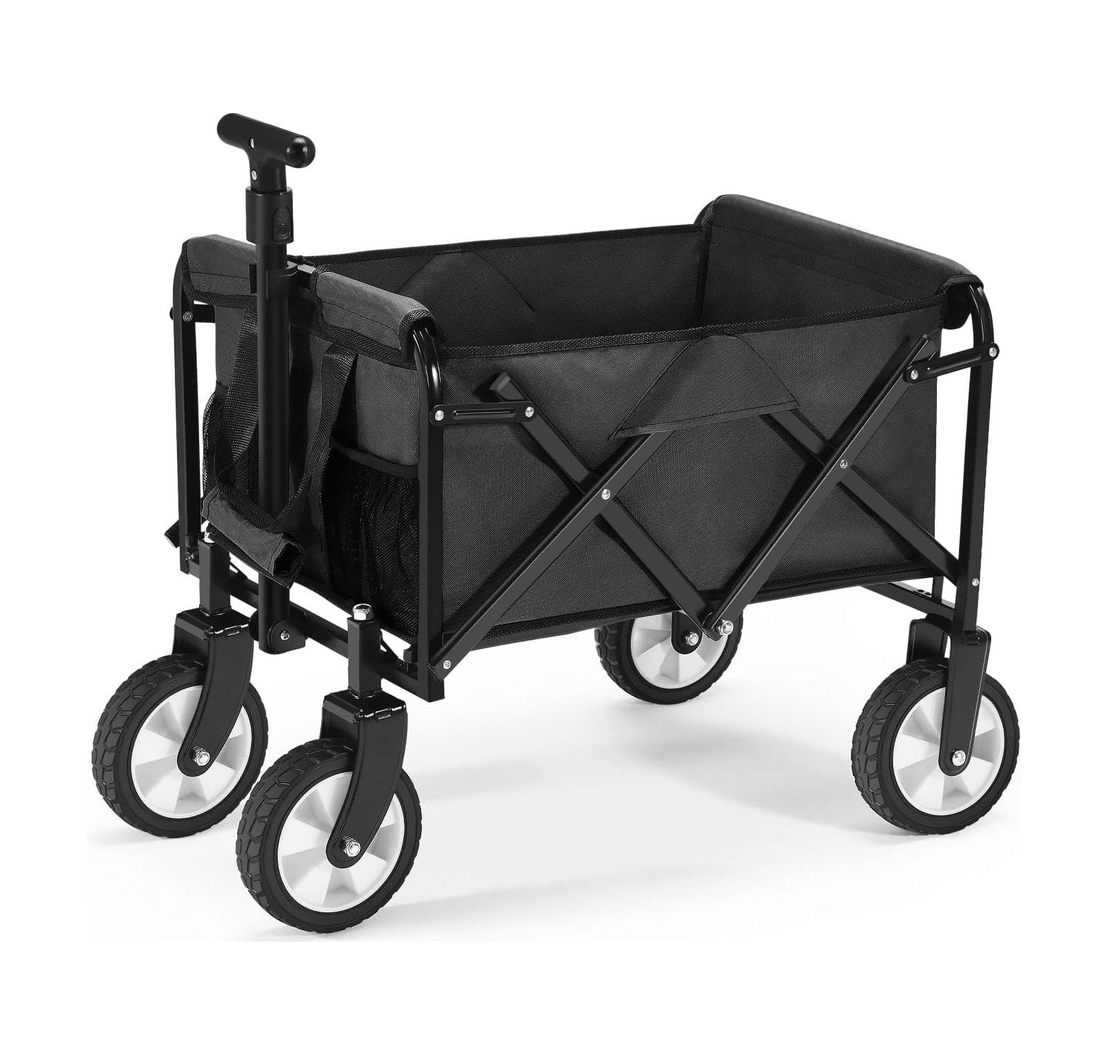 Omsix Small Utility Pull Wagon Cart Heavy Duty Collapsible Wagon Cart ...
