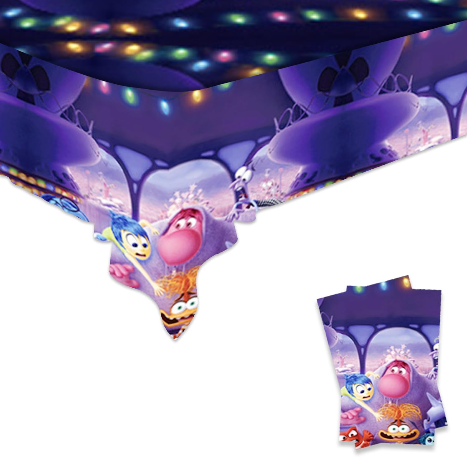 Omto 2Packs Inside Out Tablecloth Disposable Tablecover Birthday Party ...