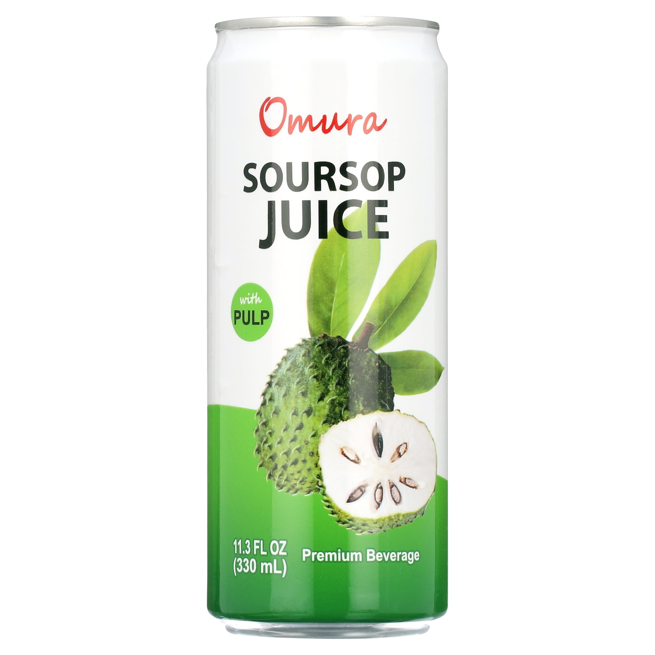 Omura Soursop Graviola Guanabana Juice with Pulp, Tropical Fruit Drink ...