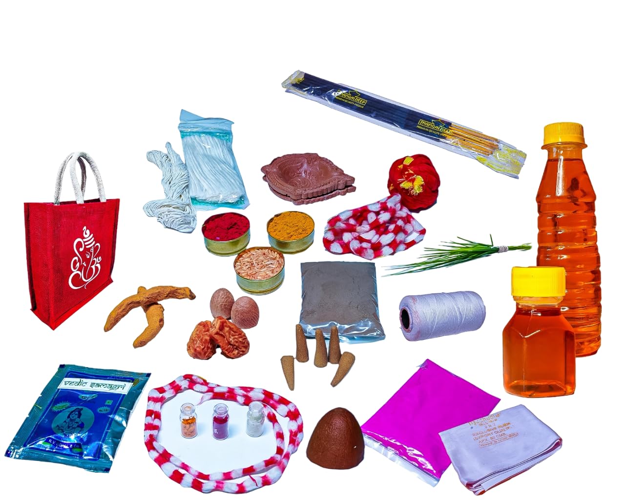 Omvedic Samagri Ganesh Chaturthi Pooja Kit Mahalakshmi Pooja Samagri ...
