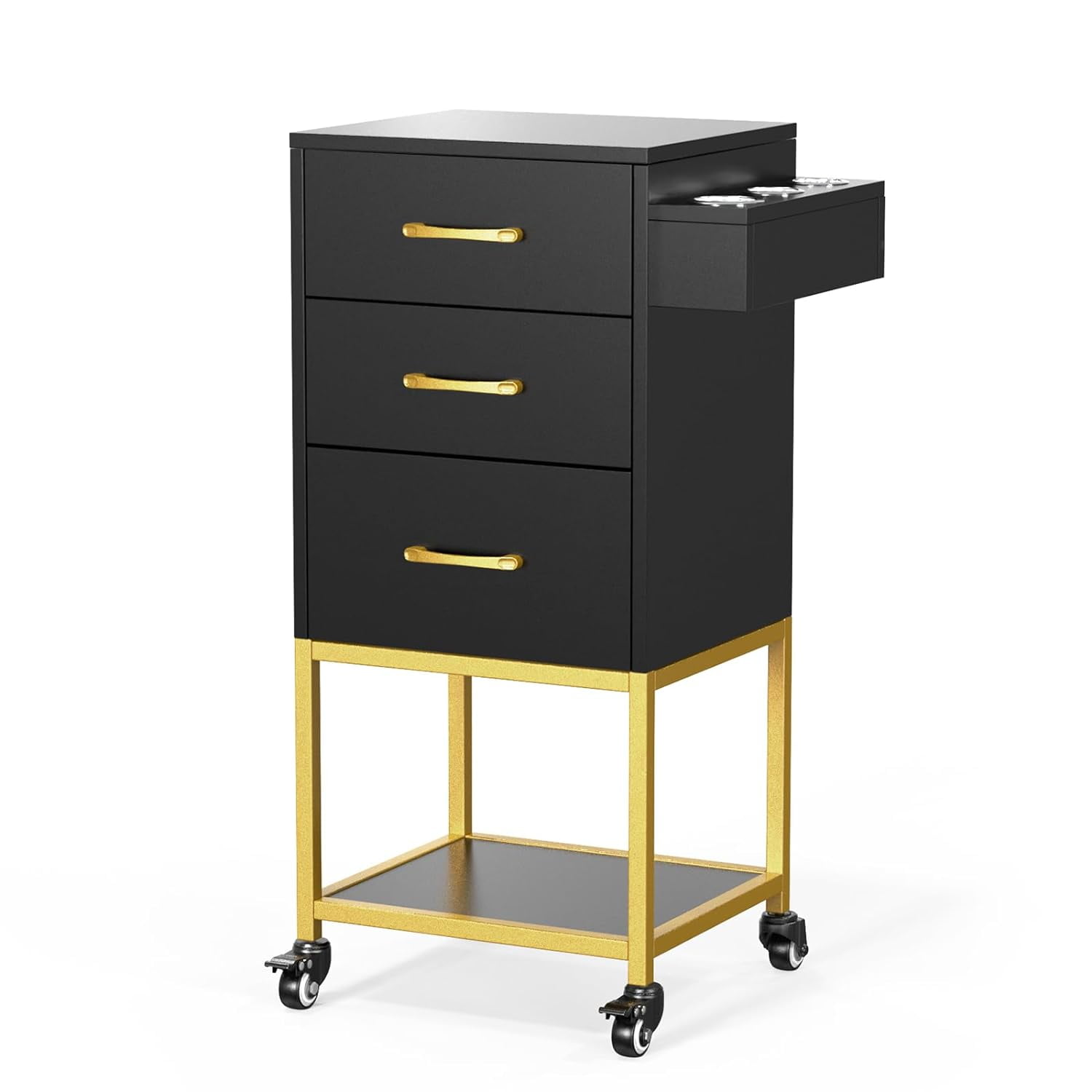 OmySalon Beauty Salon Storage Trolley Cart, Salon Station for Stylist ...