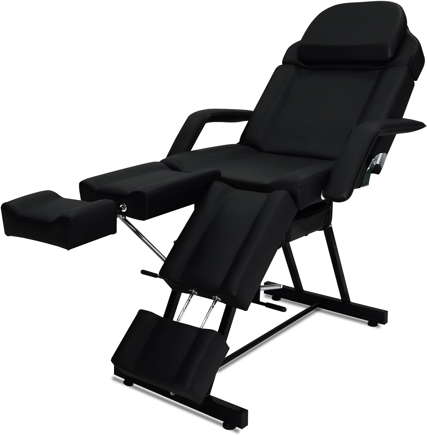 OmySalon Professional Massage Table, 3-Section Adjustable 66in W/Steel ...