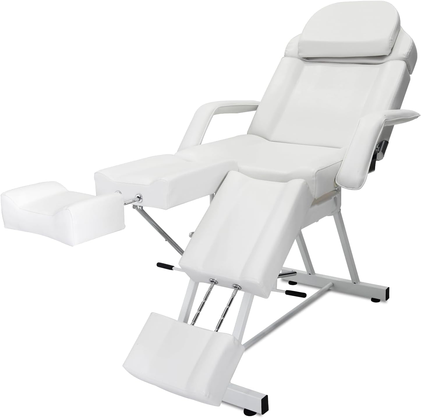 OmySalon Professional Massage Table,3-Section Adjustable 66in W/Steel ...