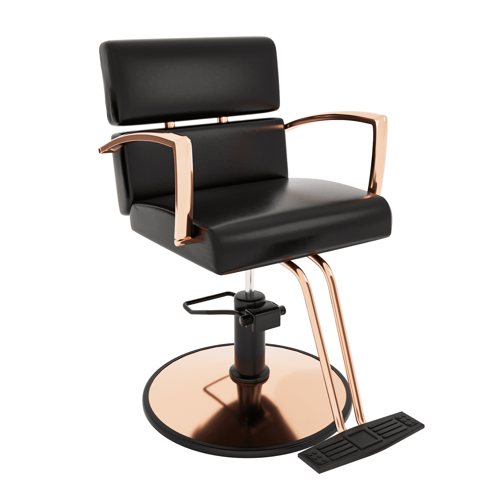 OmySalon Heavy Duty Salon Chair, 360 Swivel, Hydraulic Pump, for ...