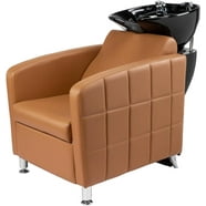 Artist Hand Reclining Shampoo Chair with Wash Station Basin, Foot Pedal ...