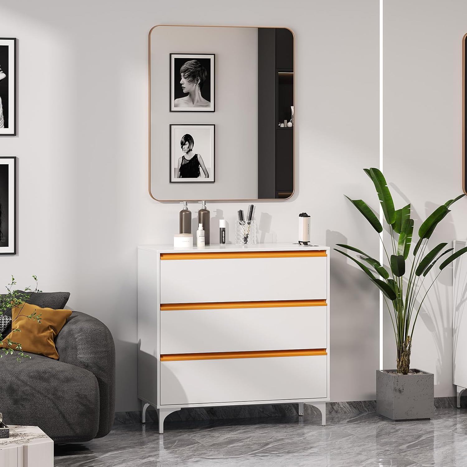 OmySalon Salon Stations for Hair Stylist, Barber Station Wall Mount ...
