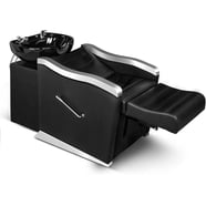 BarberPub Deluxe Shampoo Backwash Chair with Extended Ceramic Bowl Sink ...