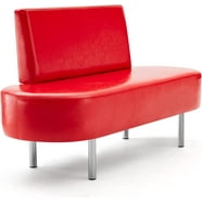 Crown Mark Jerimiah Back Support Bench, White - Walmart.com