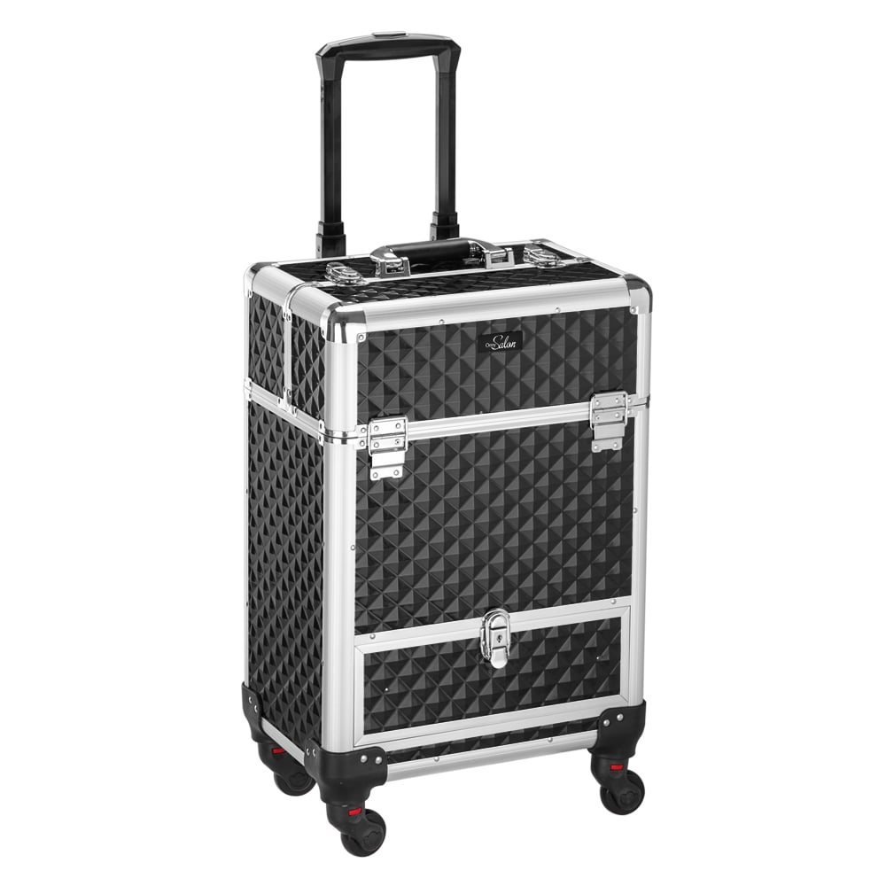 Omysalon Professional Makeup Artist Trolley - Rolling Cosmetic Case ...