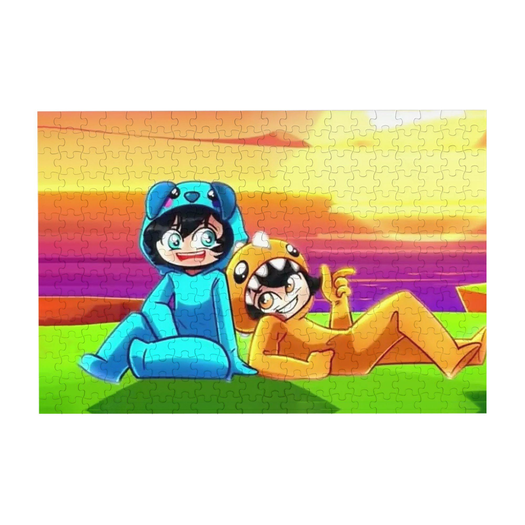Omz 300 Piece Jigsaw Puzzle Picture Puzzle Glossy Sturdy Pieces and ...