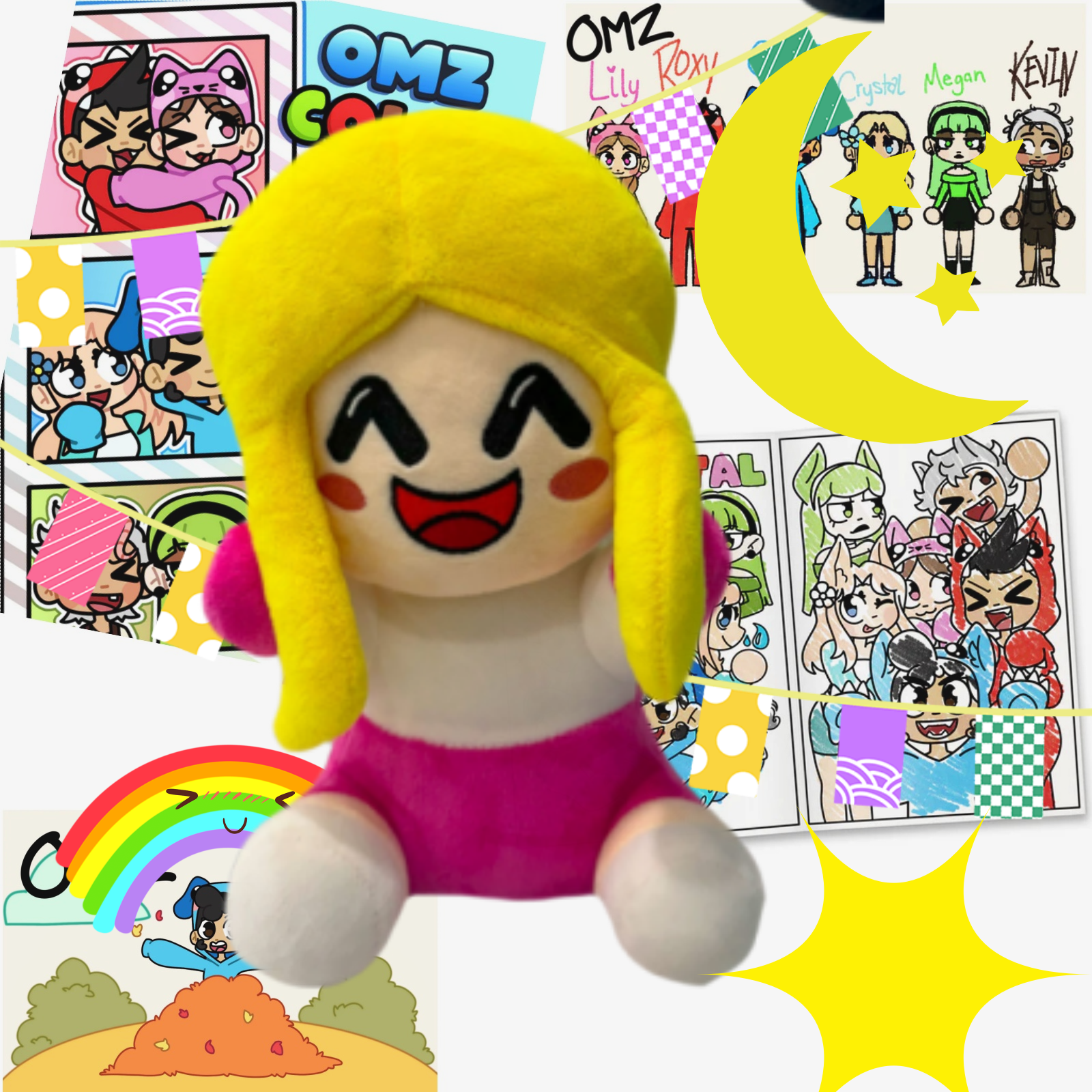 Omz Crew Crystal Plush – Adorable and Shiny Plush Toy for Fans ...