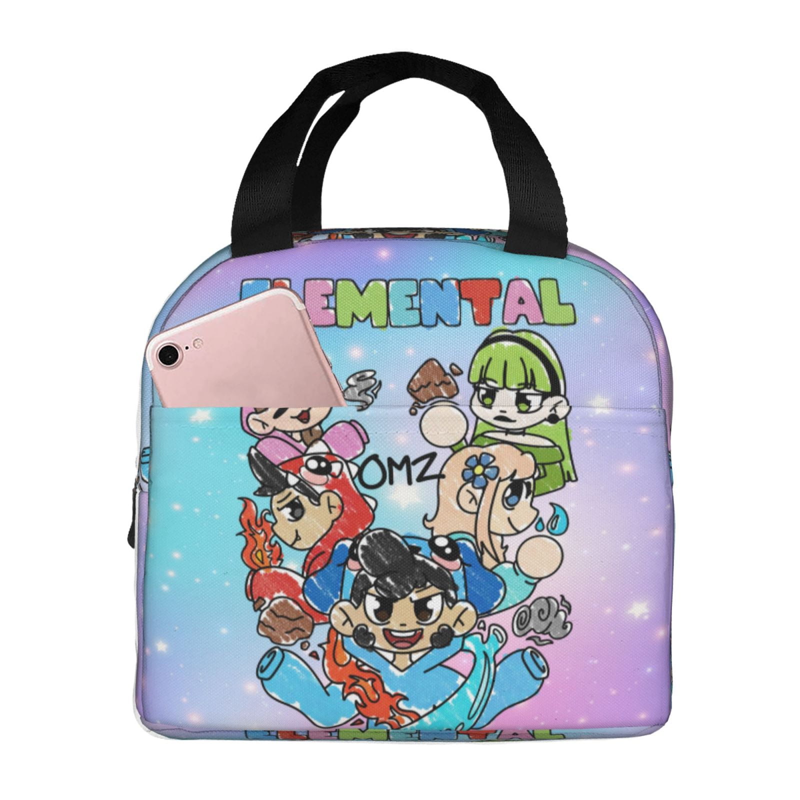 Omz Crew Lunch Bag Cartoon Lunch Box Tote Bag Reusable Insulated Lunch Tote For Office Work ...