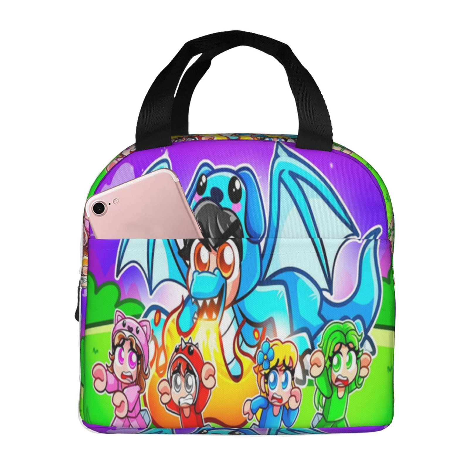 Omz Crew Lunch Bag Cartoon Lunch Box Tote Bag Reusable Insulated Lunch ...