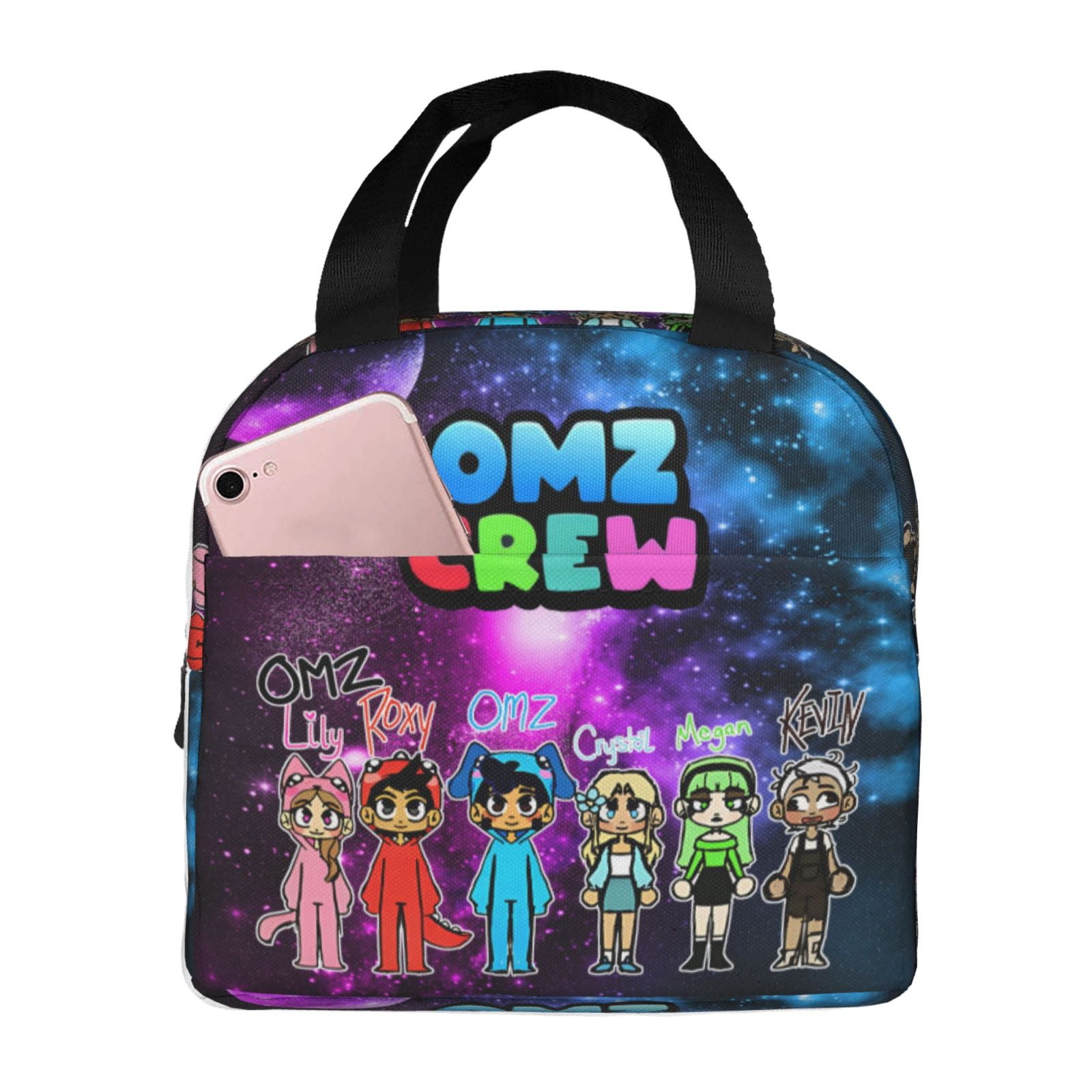 Omz Crew Lunch Bag Cartoon Lunch Box Tote Bag Reusable Insulated Lunch ...