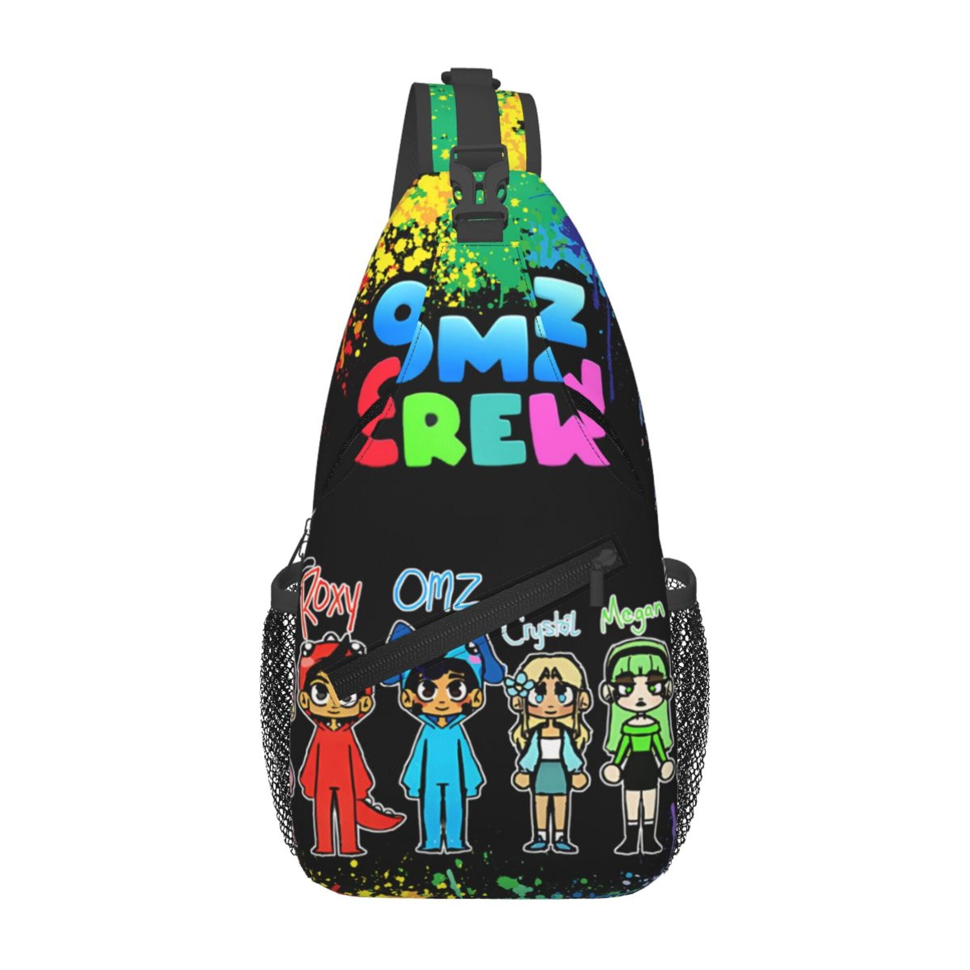 Omz Crew Sling Bag Cartoon Crossbody Backpack Shoulder Bag Outdoor ...