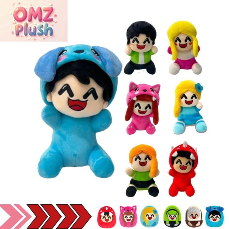 Omz Plush Push Toy – Lily Plush Omz Stuffed Animals, Soft Doll Toy, 7.8-Inch Pink Omzcrew ...
