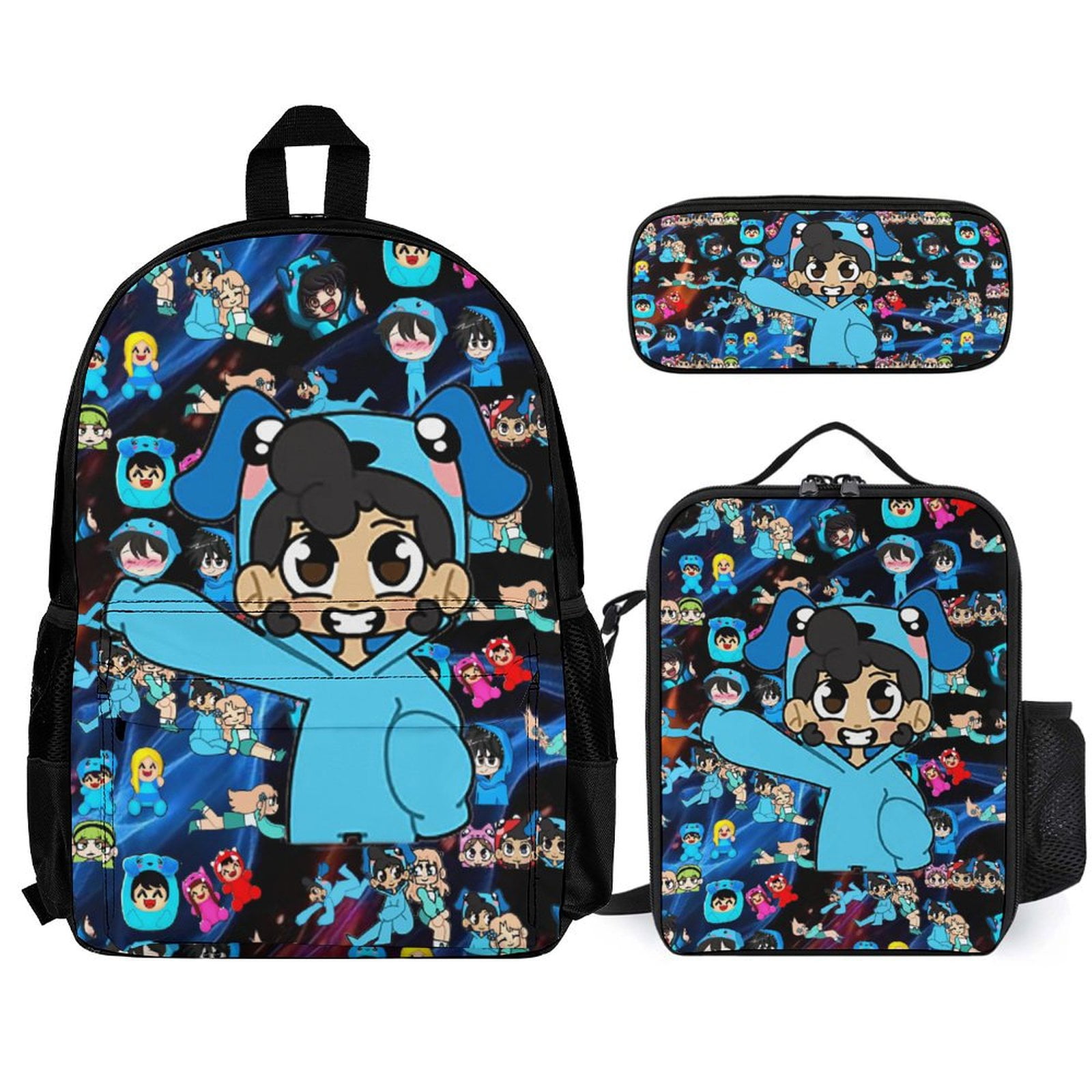 Omzcrew Omz Casual Backpack 3 Piece Set Lightweight Laptop Shoulder Bag ...