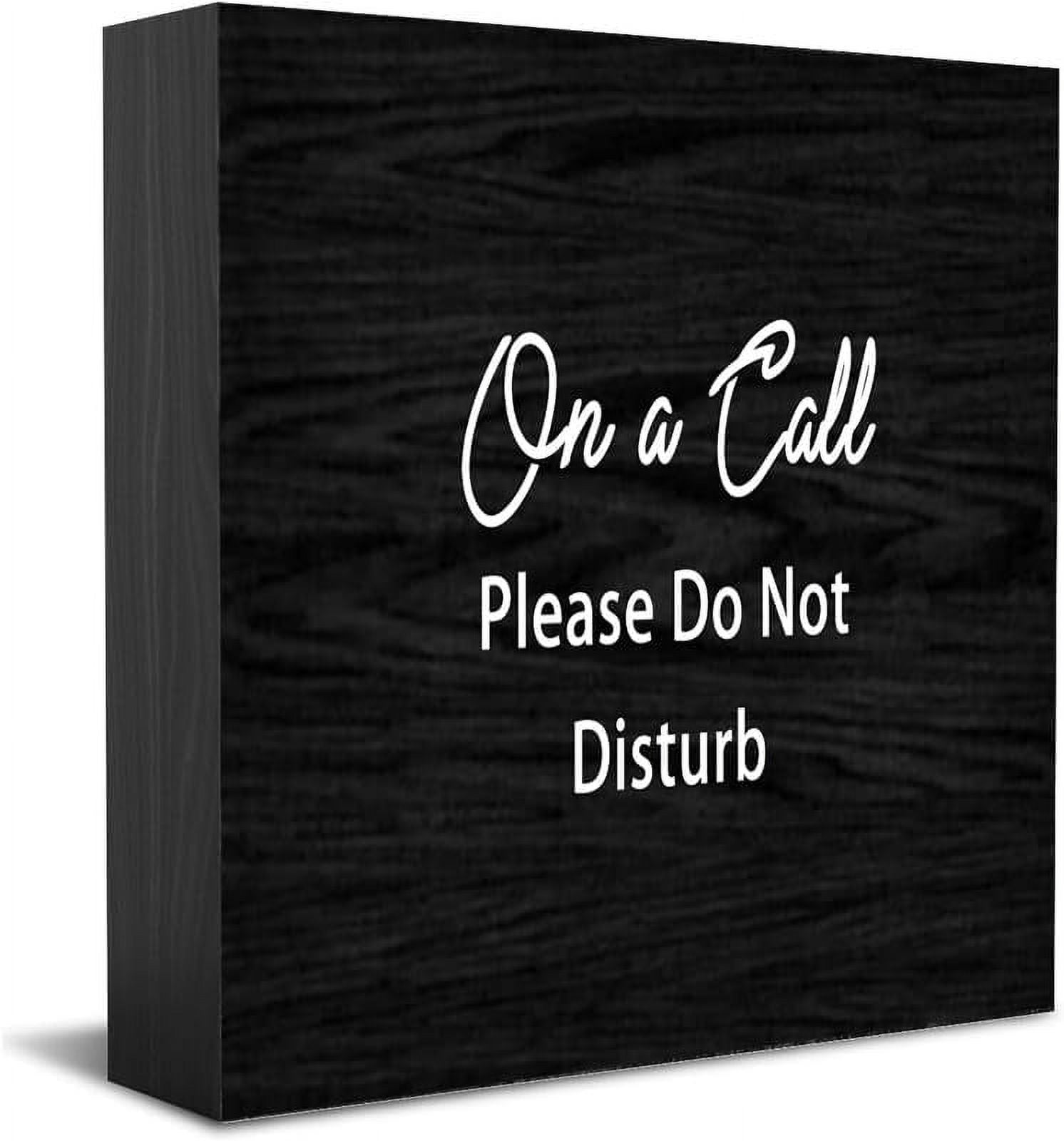 On A Call Please Do Not Disturb New Home Decor Rustic Gift Ideas Wood ...