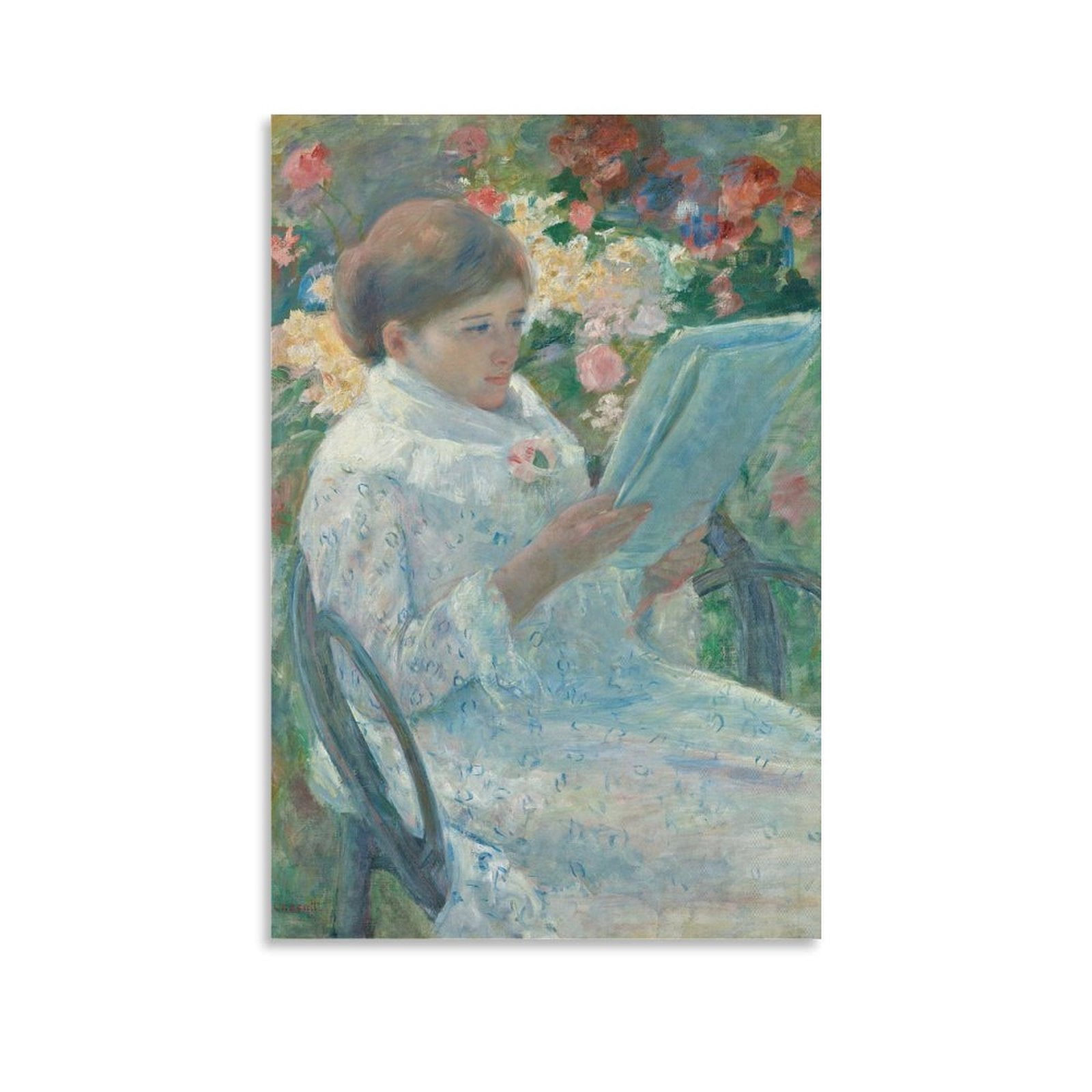 On A Mary Stevenson Cassatt Painter Poster Painting On Canvas Wall Art ...