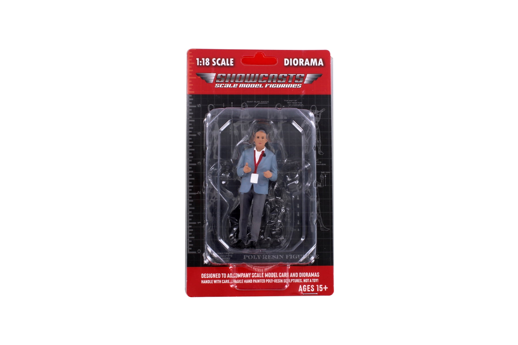 On Air Figure 2, Interviewee, Blue /Gray - Showcasts AD-18402 - 1/18 ...