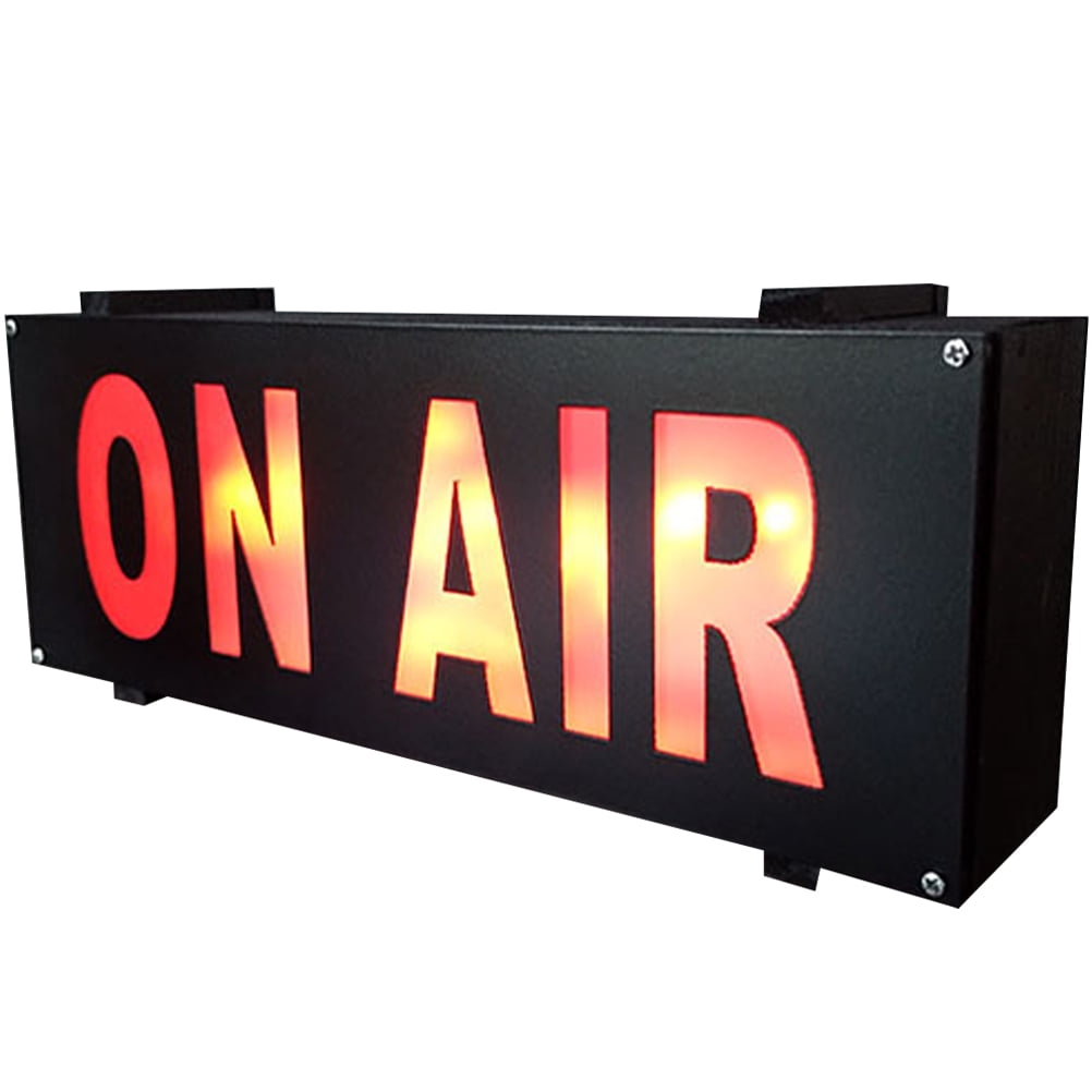 On Air LED Sign Home Studio Sign Light Recording Warning Sign Battery ...