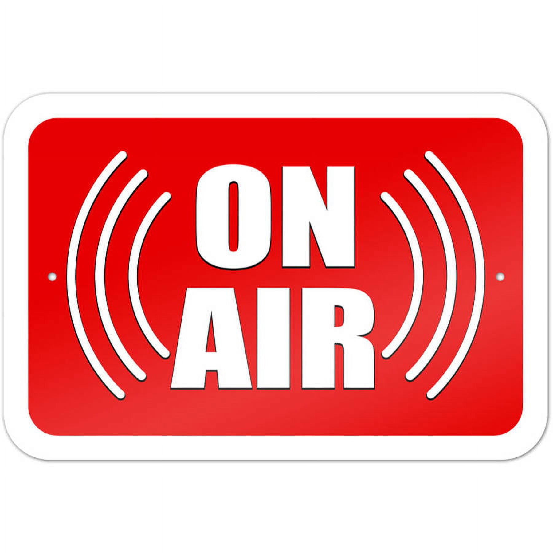 On Air Soundwaves Radio Podcast Sign - Walmart.com