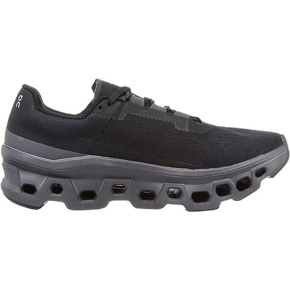 On Women's Cloudmonster Road Running Shoes, US 7.5, Black Magnet ...