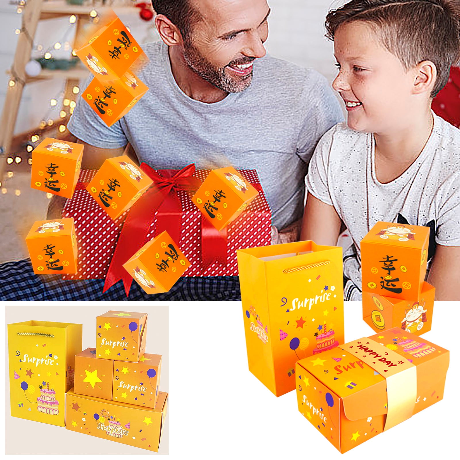On Clearance Birthday Surprise Box Gift Box for Money, 2025 Newly Happy Birthday Surprise Gift ...