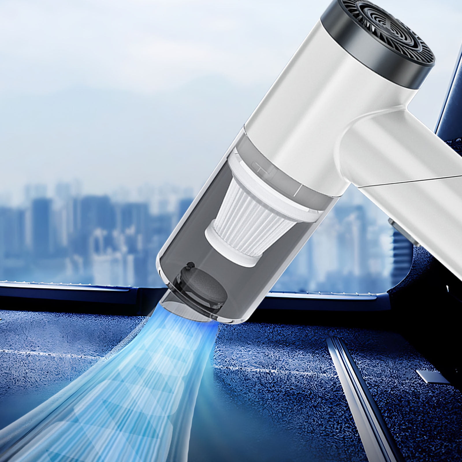 On Clearance! InsCrazy Car Vacuum, Car Wireless Vacuum Cleaner Suction ...