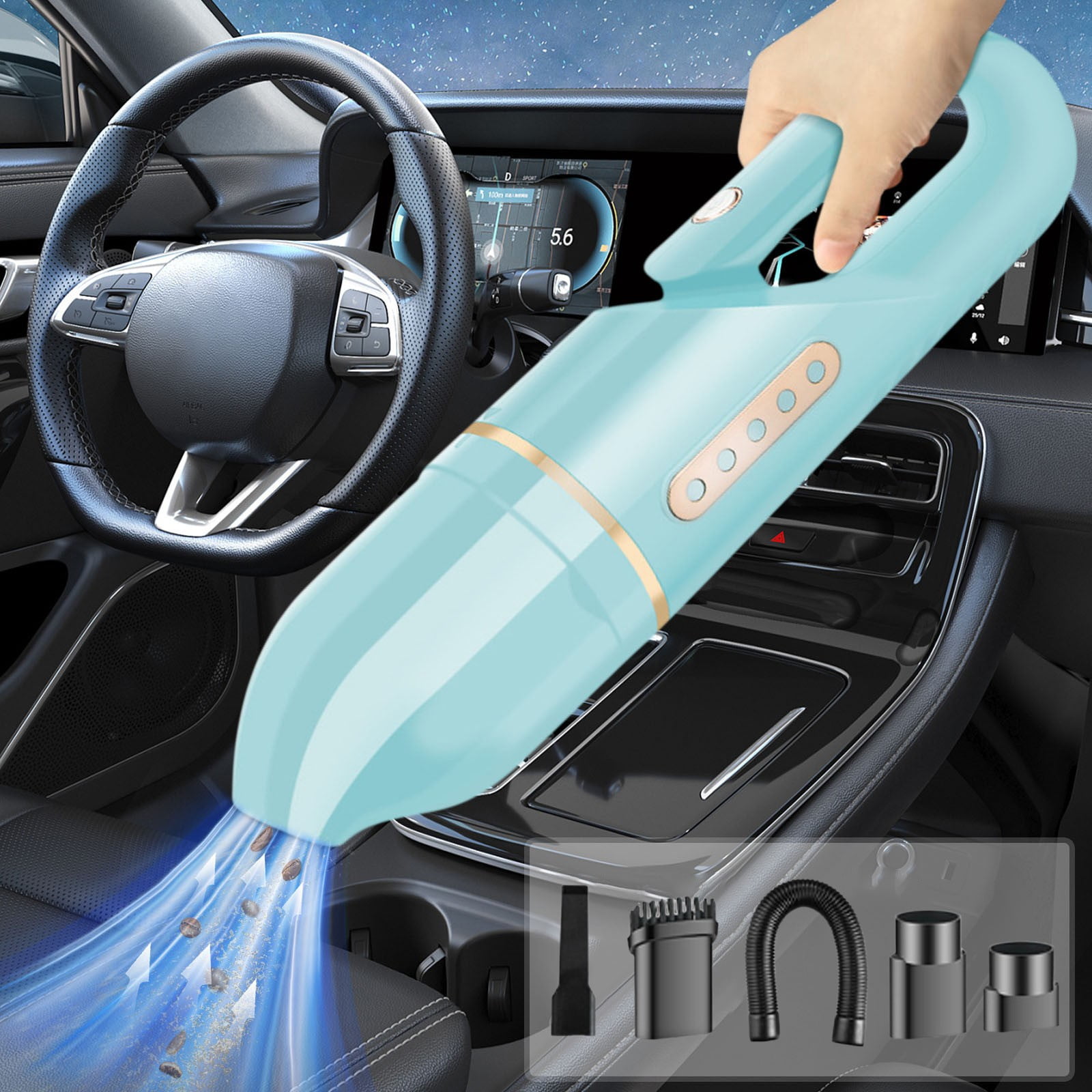 On Clearance! InsCrazy Car Vacuum, Car Mounted Vacuum Cleaner- Small ...