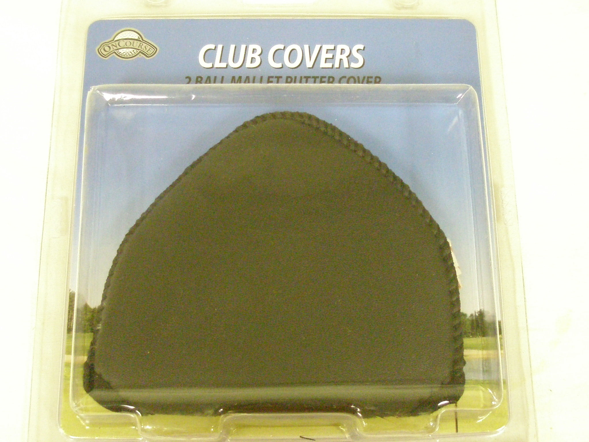 On Course 2 Ball Mallet Putter Cover Neoprene Blk NEW - Walmart.com