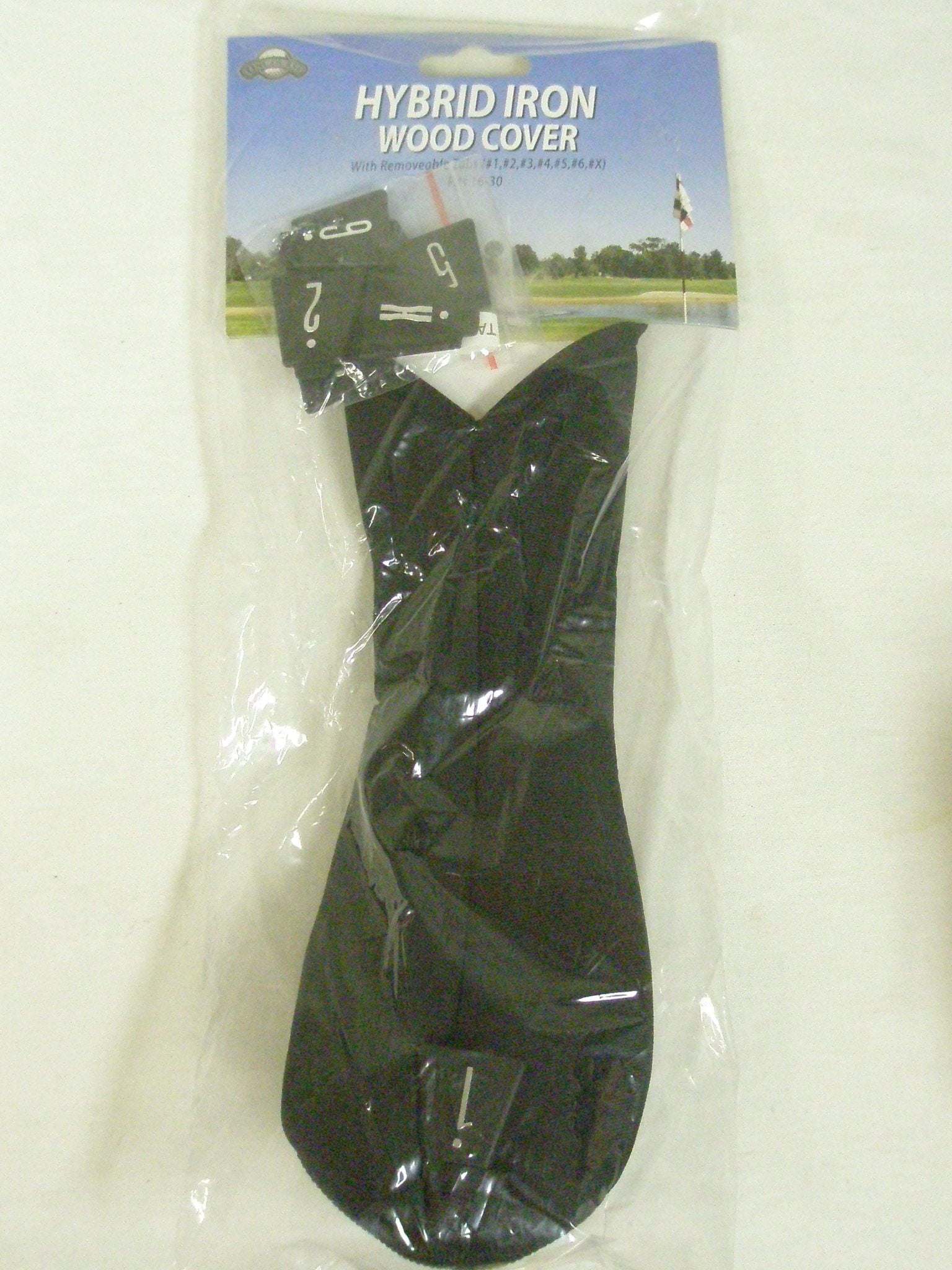 On Course Hybrid Iron Headcover Black (Rescue Golf Club Cover) NEW ...