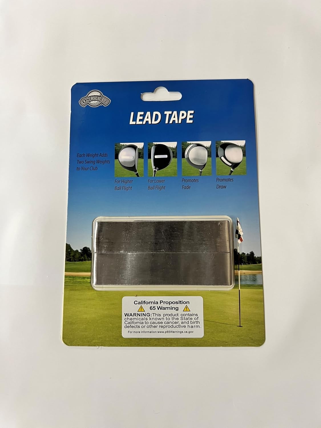 On Course Lead Tape Swing Weight Alteration 48" (Golf Club Adjustment ...